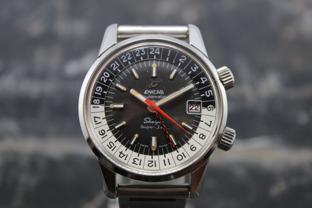 -SOLD- Enicar Sherpa Super Jet Ref. 148.35.03 from 1967 › Watch Old Times